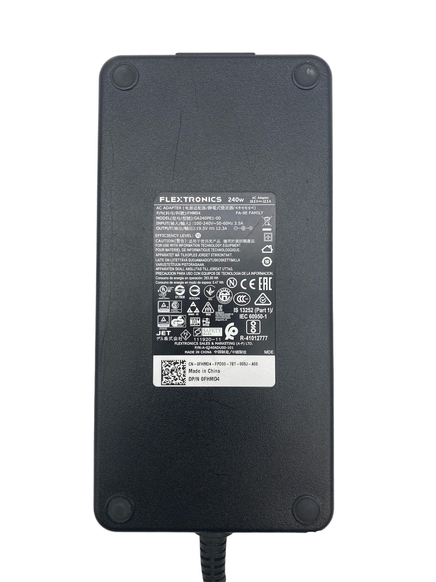 Dell 240W AC Adapter / Laddare 19,5V 12,3A 7,4×5,0mm – Strängnäs Datorer AB