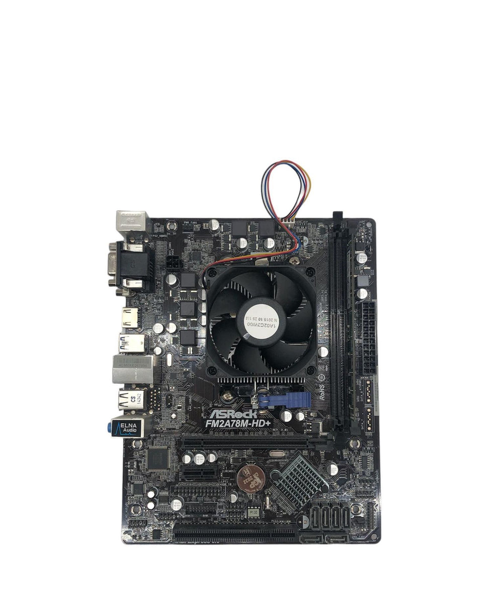 Moderkort ASRock FM2A78M-HD+ med Processor AMD A8 7650K och RAM 8gb ...